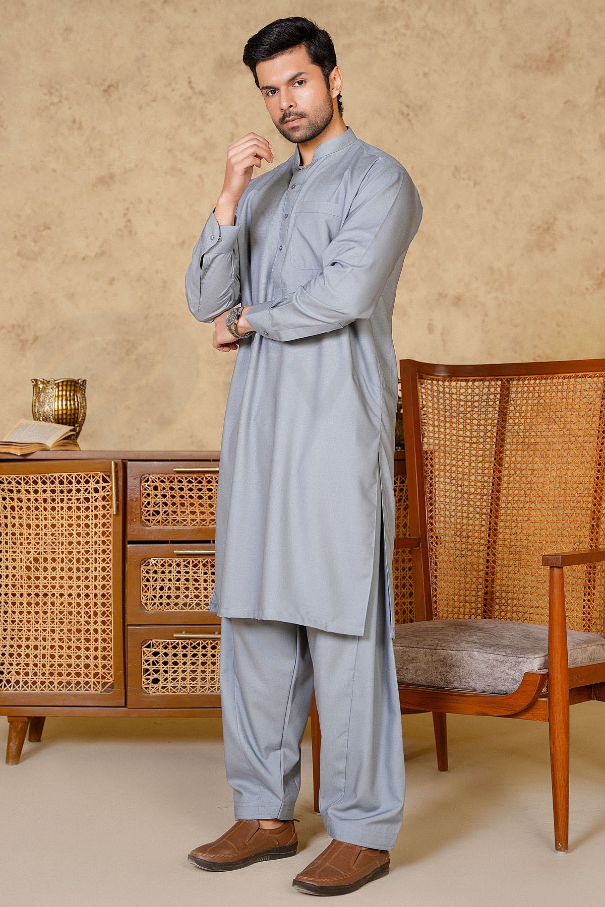 Men’s Salwar Kameez | Gents Salwar Kameez | RivaaJ UK | RivaaJ | Al Qaisar