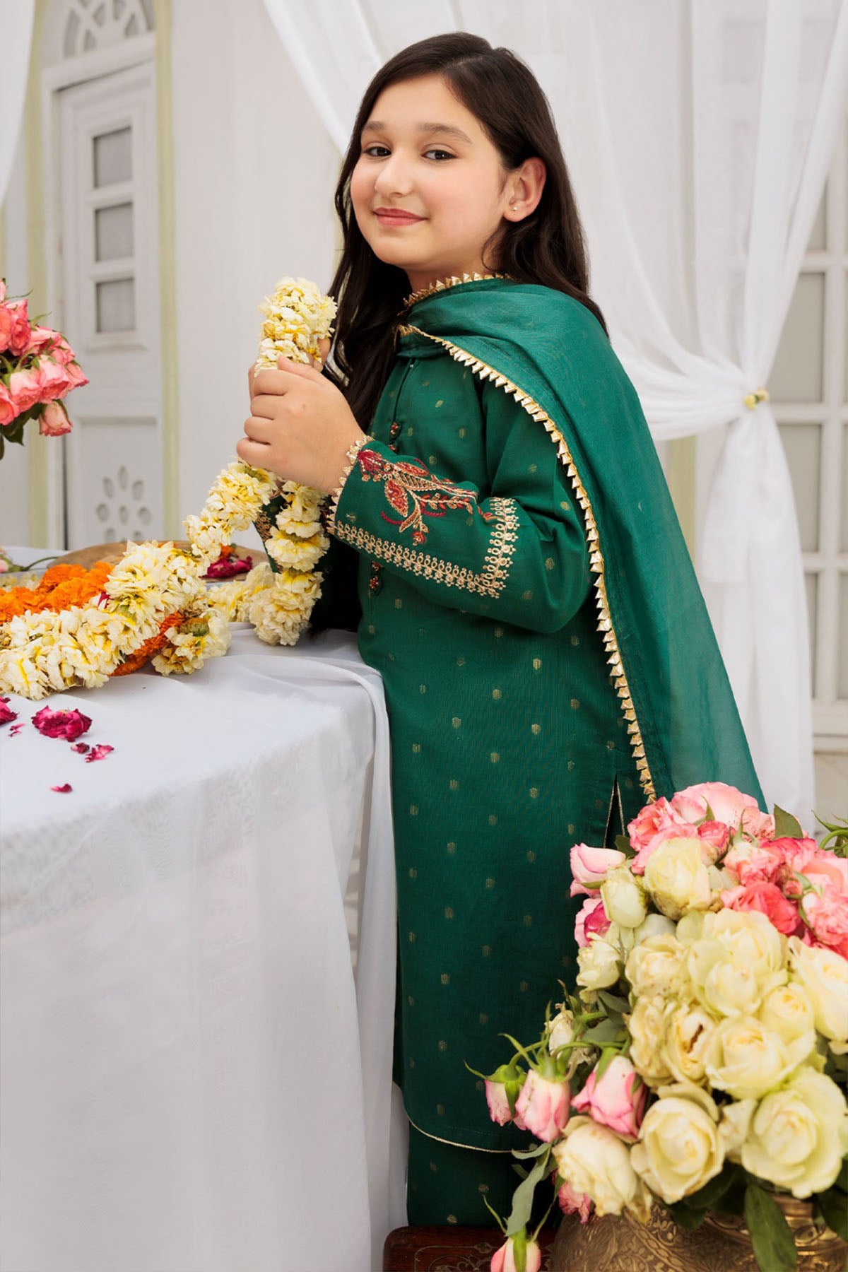 Rafia Readymade Salwar Kameez - Fancy Jacquard – RivaaJ